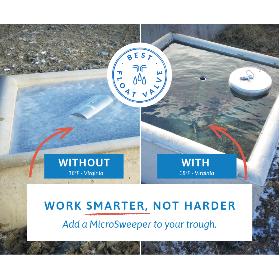 Micro Sweeper Water Trough Ice Preventer